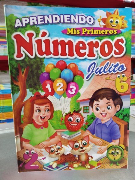 Aprendiendo mis primeros números Julito - Cartilla Anyarin