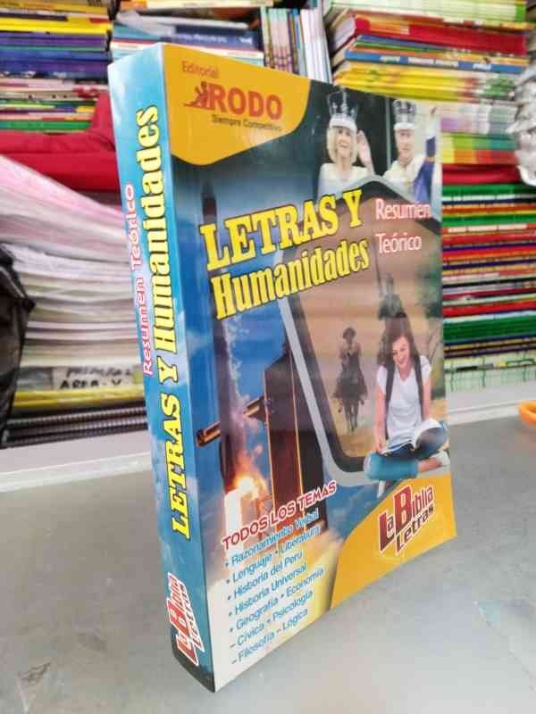 La Biblia de Letras. Resumen teórico: Letras y Humanidades | Rodo