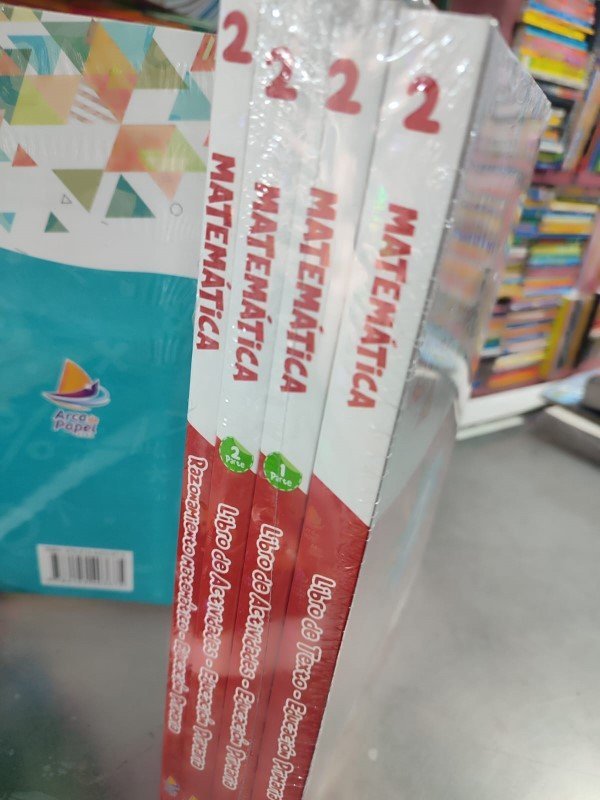 Pack de matemática 2do grado primaria (4 libros) Coveñas ed.2020 - Arca de papel